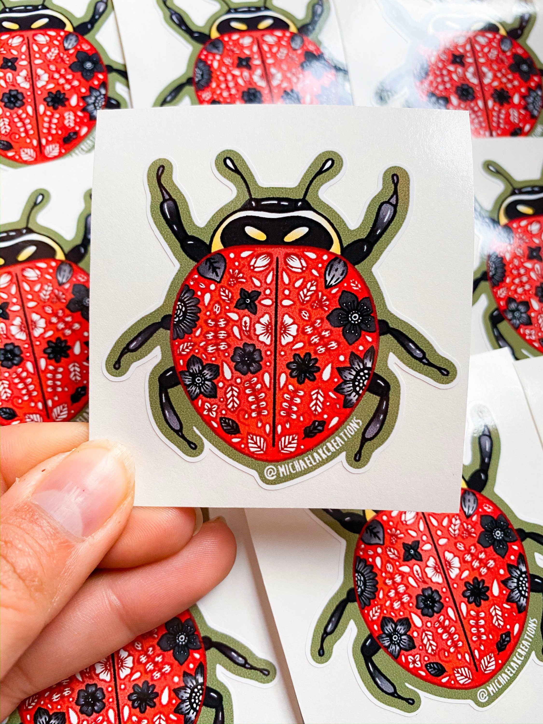 Ladybug Sticker stickers for Hydroflask Hydroflask Stickers - Etsy