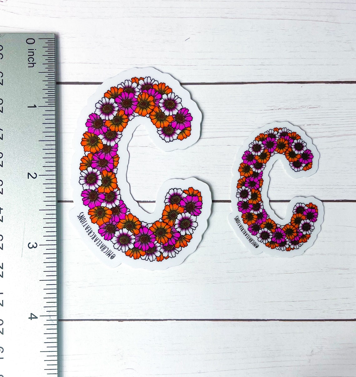 C Sticker stickers for Hydroflaskstickerslaptop - Etsy