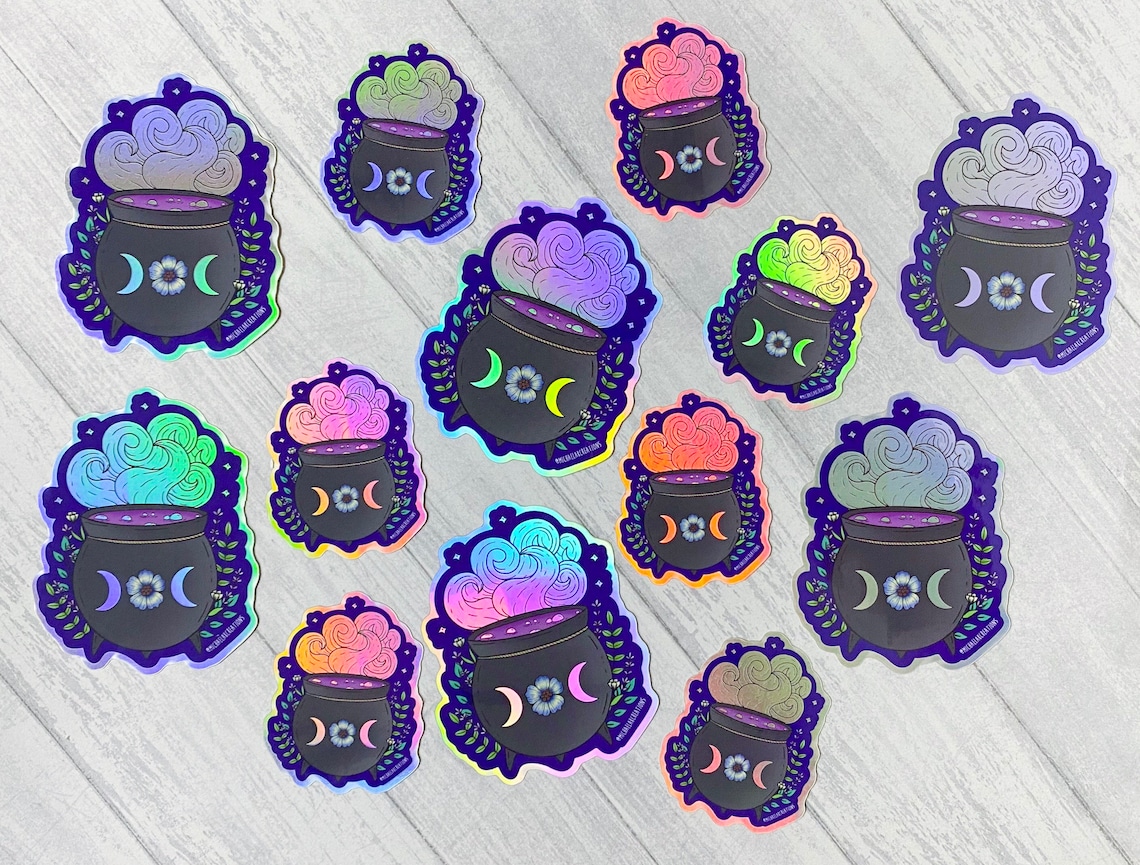 Cauldron Sticker Stickers for Hydroflask Holographic | Etsy
