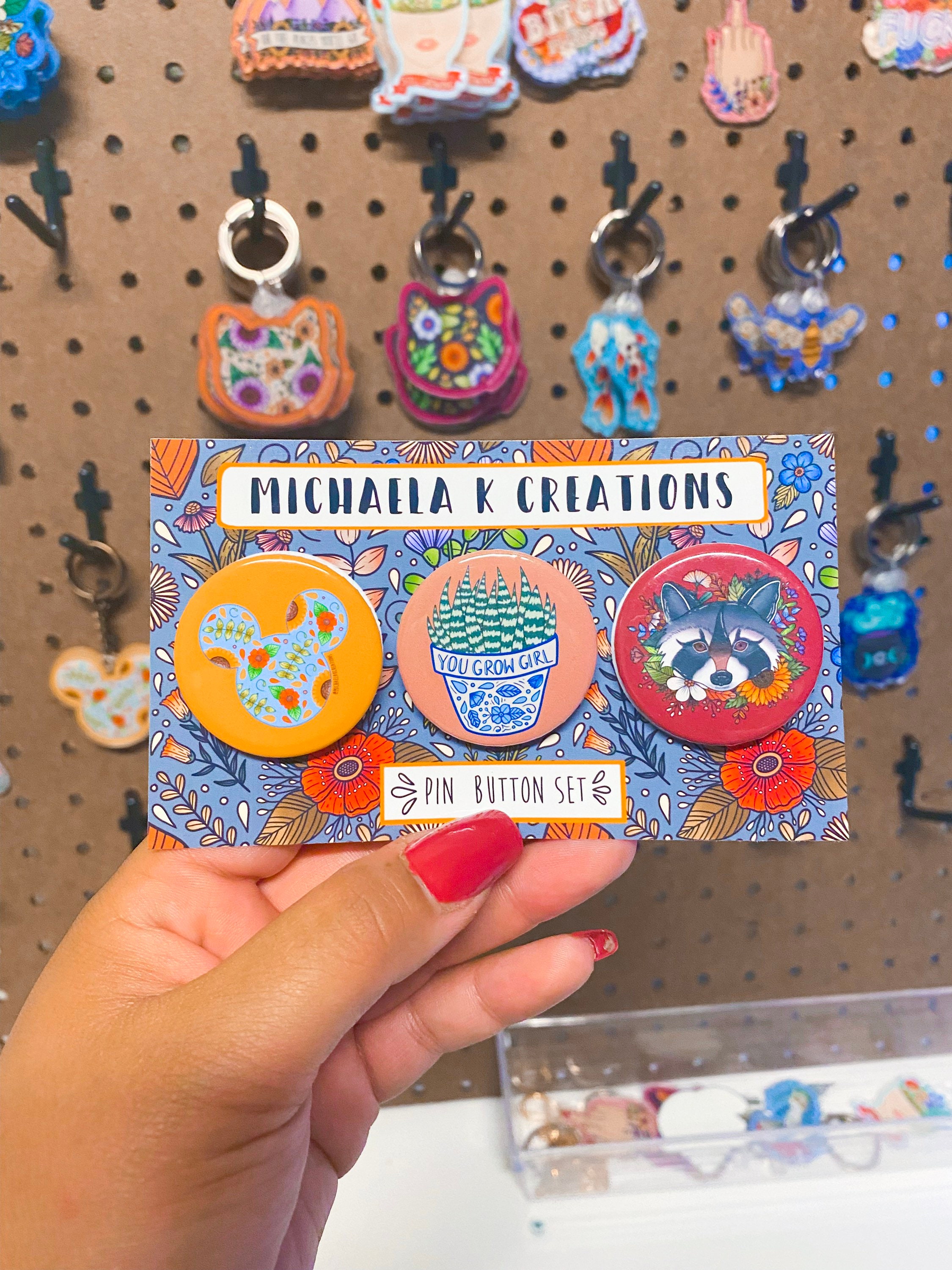 CHOOSE Button Pack 3 6 10 Buttons Cute Pin Pack - Etsy