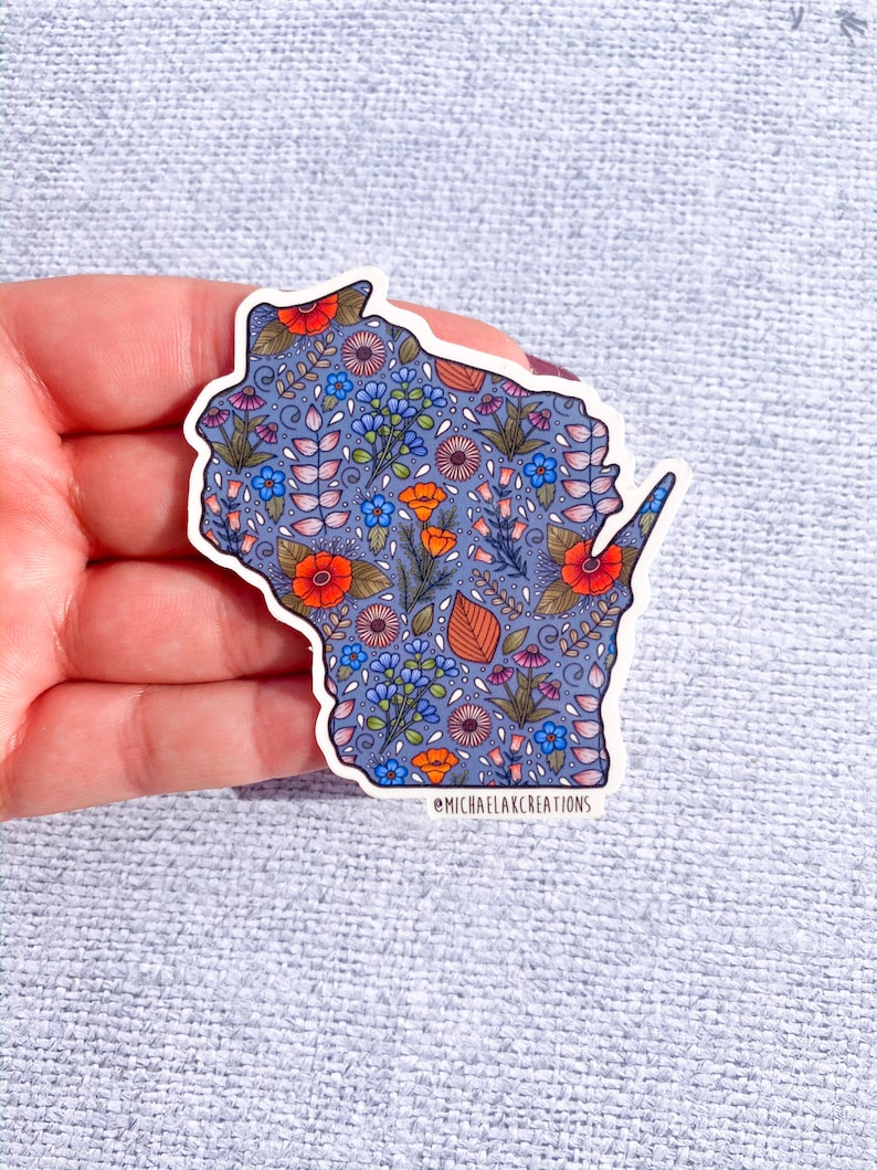 Wisconsin Stickerswi Stickers stickers for Hydroflask - Etsy