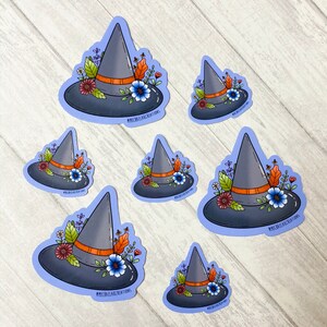 Witch Stickers | Witches Hat Sticker | Stickers for Hydroflask ...