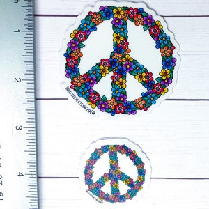 Peace Sign Sticker | Stickers | Stickers for Hydroflask | Laptop ...