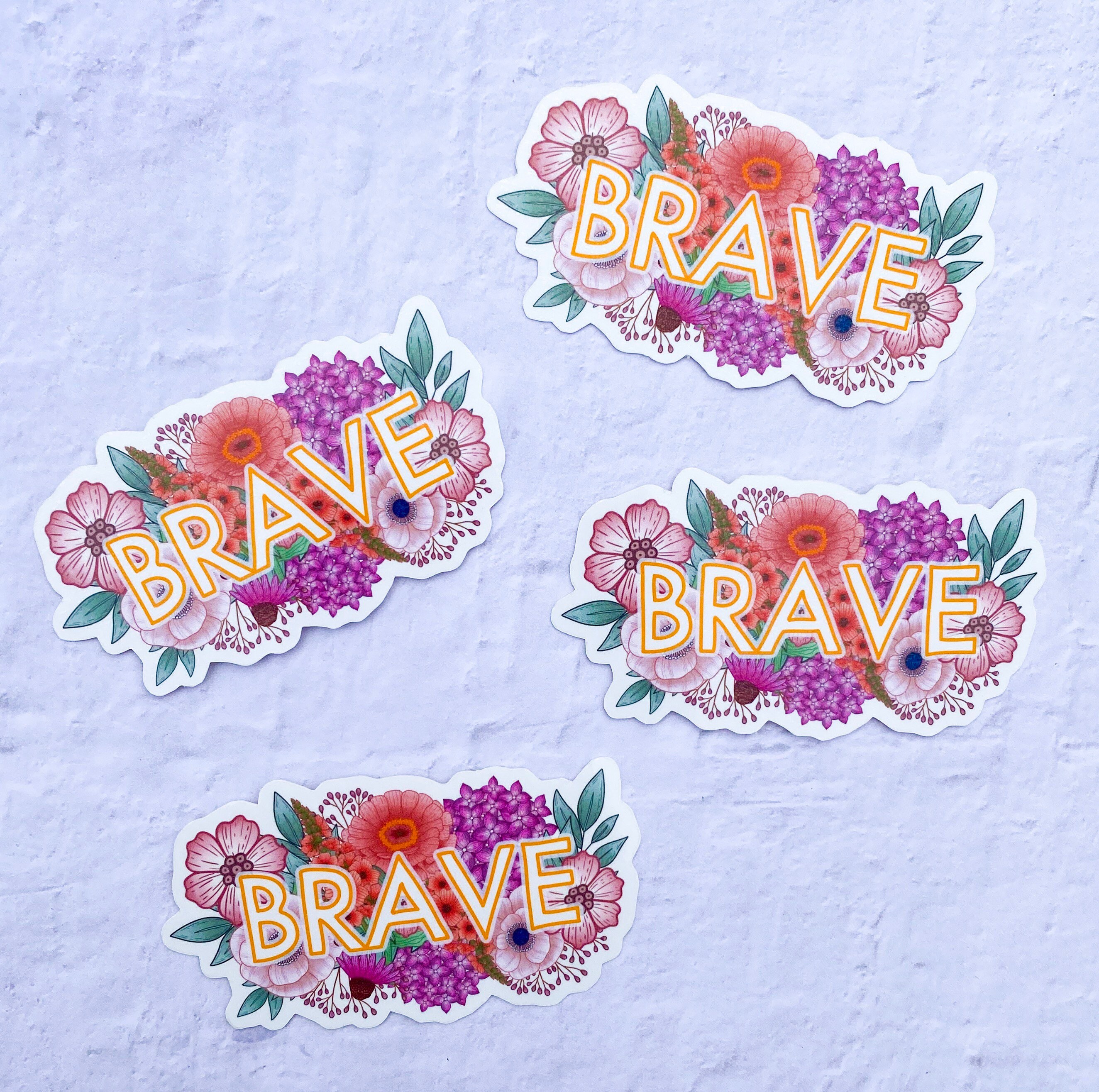 Brave Sticker Stickers for Hydroflask laptop stickers | Etsy