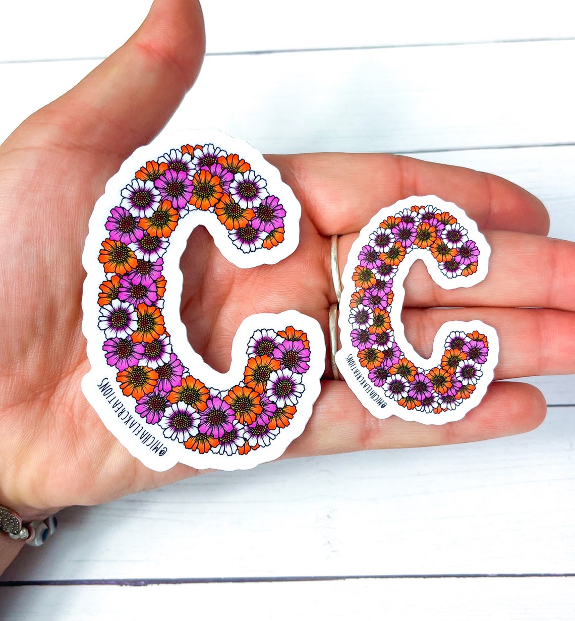 C Sticker stickers for Hydroflaskstickerslaptop - Etsy