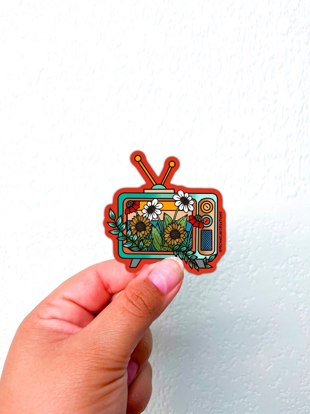 Retro Tv Sticker, Stickers for Hydroflask,laptop Stickers,cute Car ...