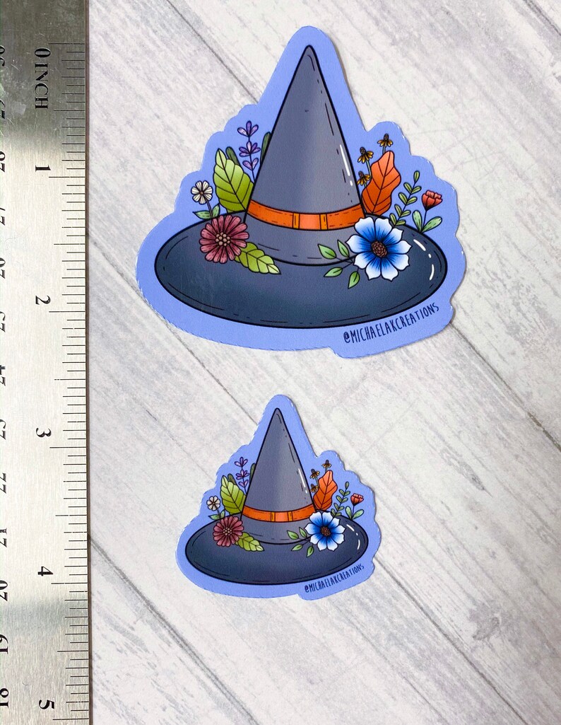 Witch Stickers Witches Hat Sticker Stickers for Hydroflask - Etsy