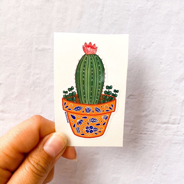 Cactus Stickers - Etsy