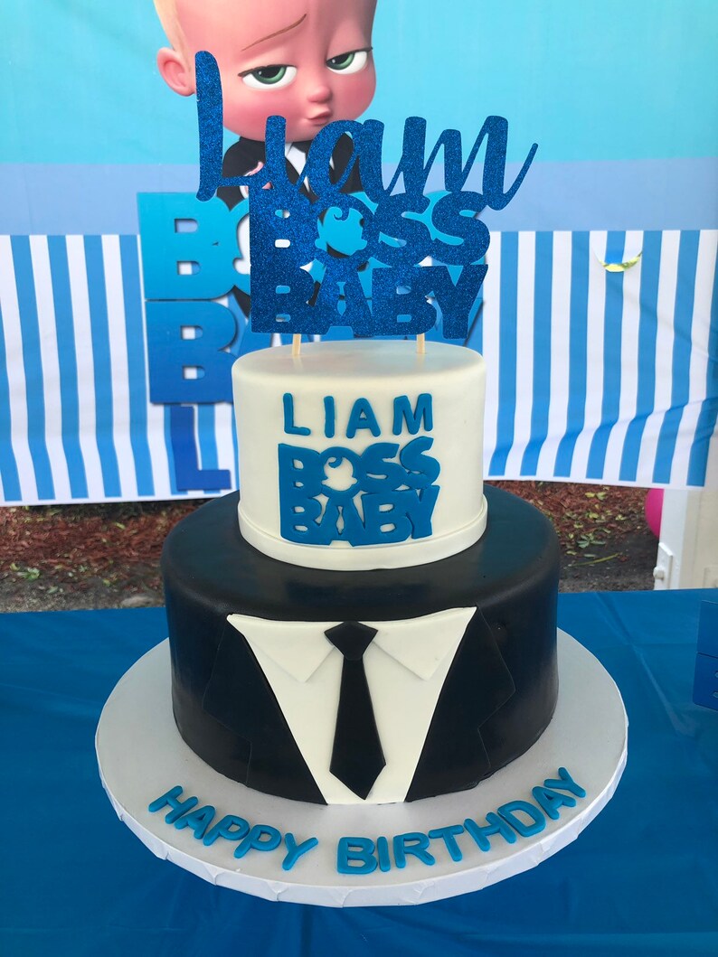 Boss Baby Cake Topper Boss Baby Decor Boss Baby Birthday | Etsy