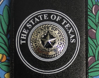 Texas badge holder | Etsy