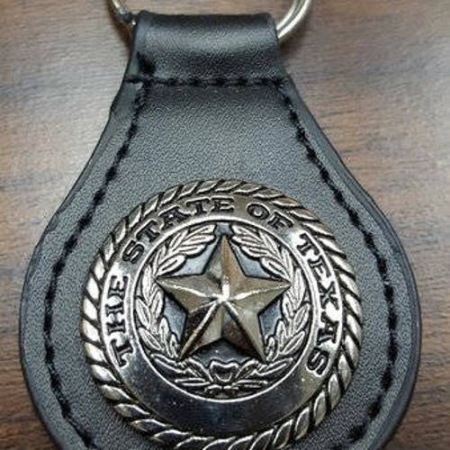 State of Texas Seal Leather Key Chain SKU 1 - Etsy
