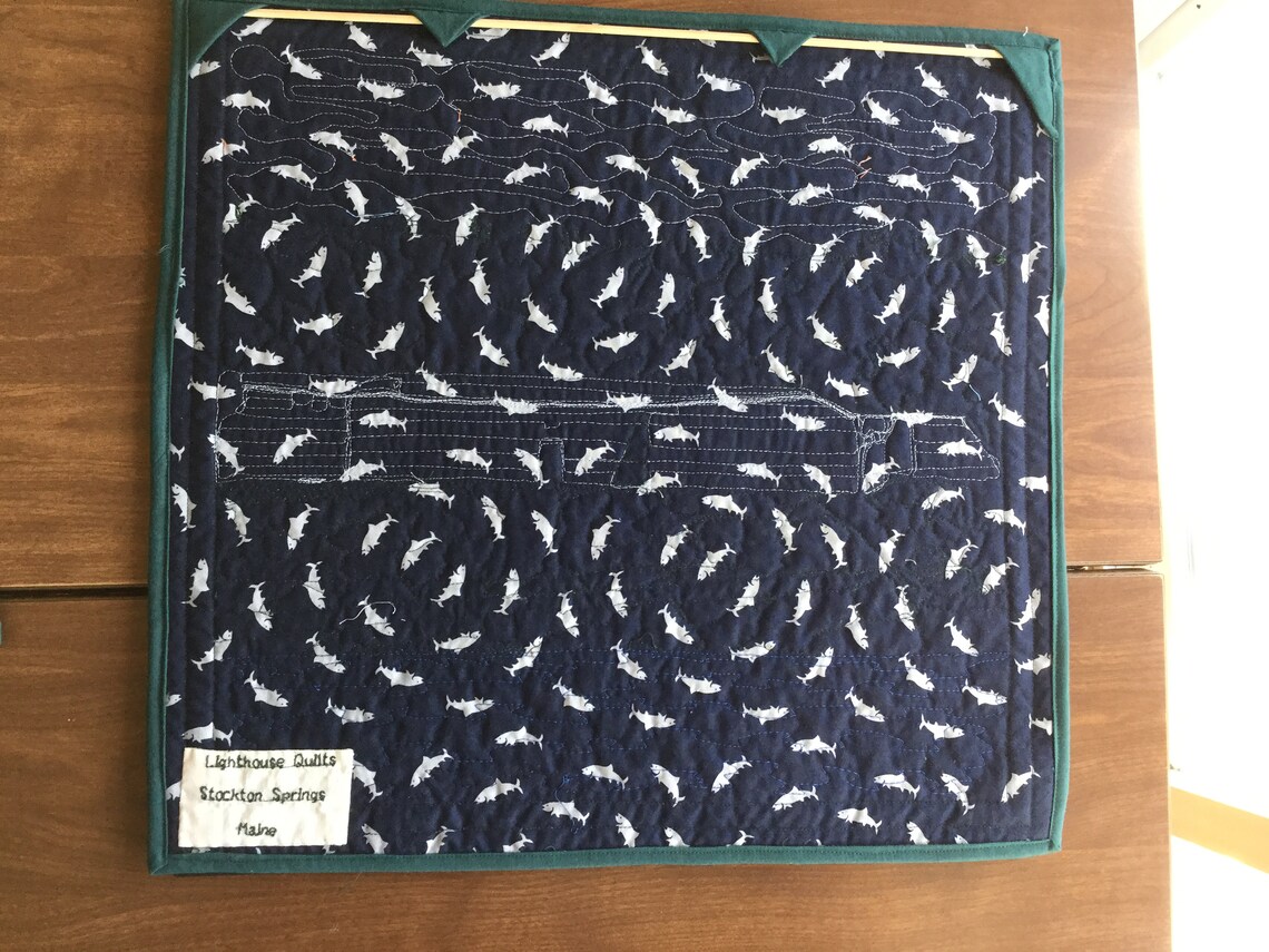 Fort Knox Historic Site at Sunset Fiber Art Quilted Wall | Etsy