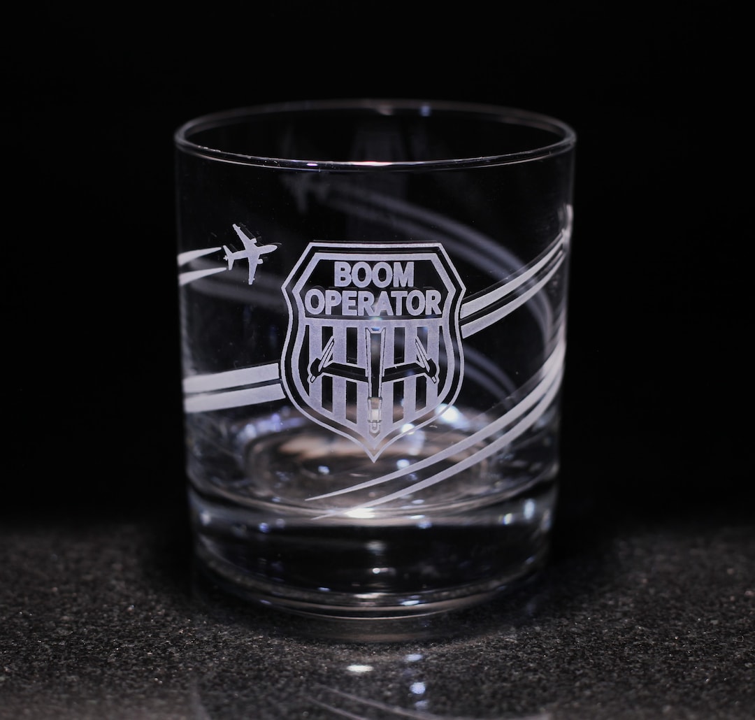 KC-46 With Boom Operator Patch Bourbon/rocks Glass - Etsy