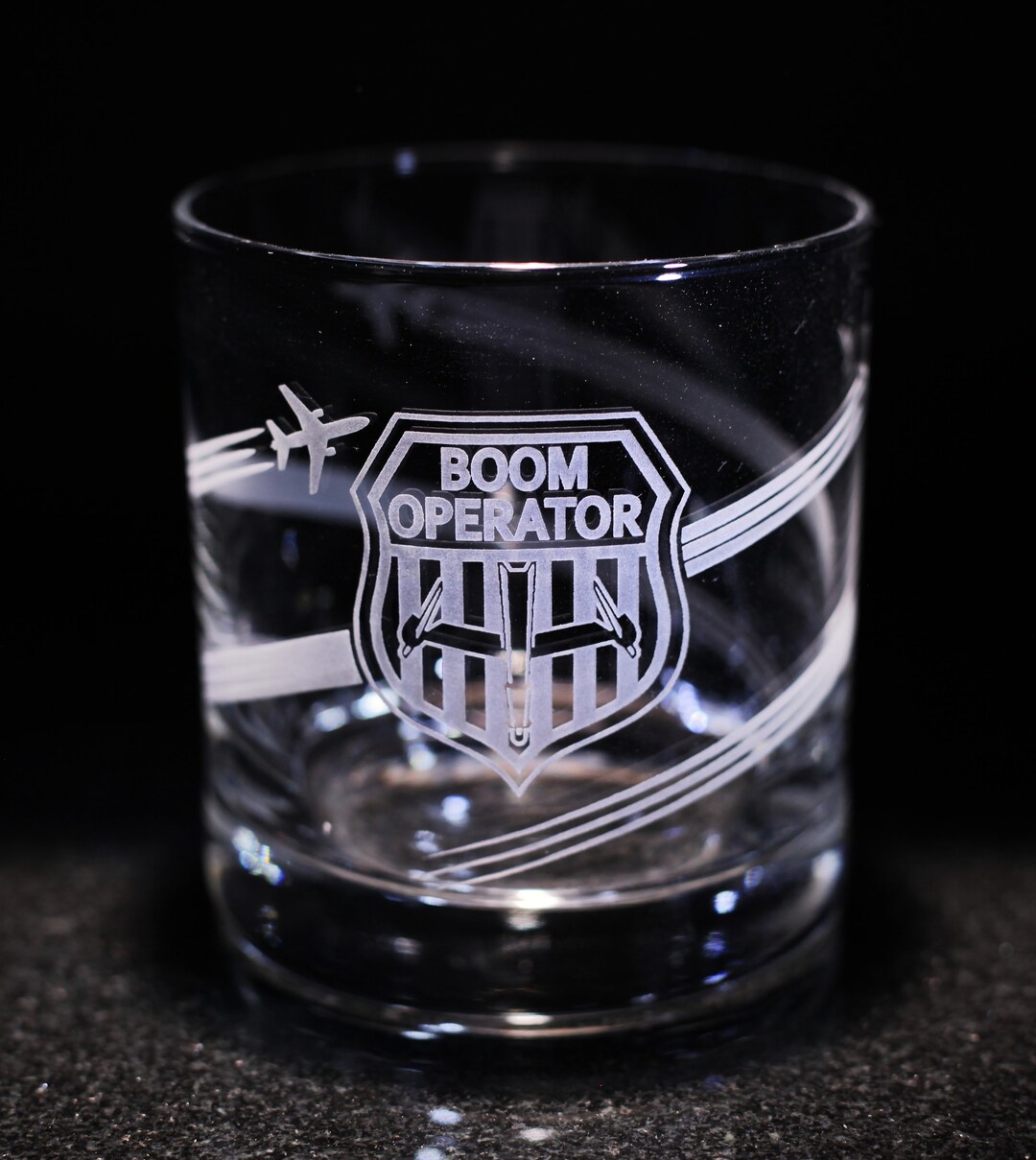 KC-10 With Boom Operator Patch Bourbon/rocks Glass - Etsy