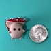 Handmade Polymer Clay Mushroom Pin, Cute Critter Lapel - Etsy