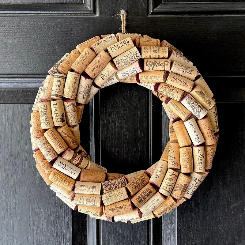Wine Cork Wreath - Etsy