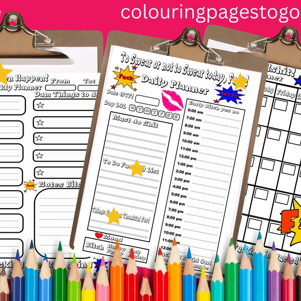 2024 Swear Planner - Etsy