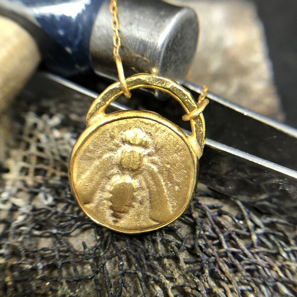 Antique Coin Necklace - Etsy