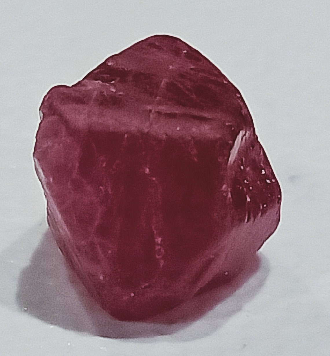 4.64 crt. Spinel Rough Crystal. Natural purplish/pinkish Red | Etsy