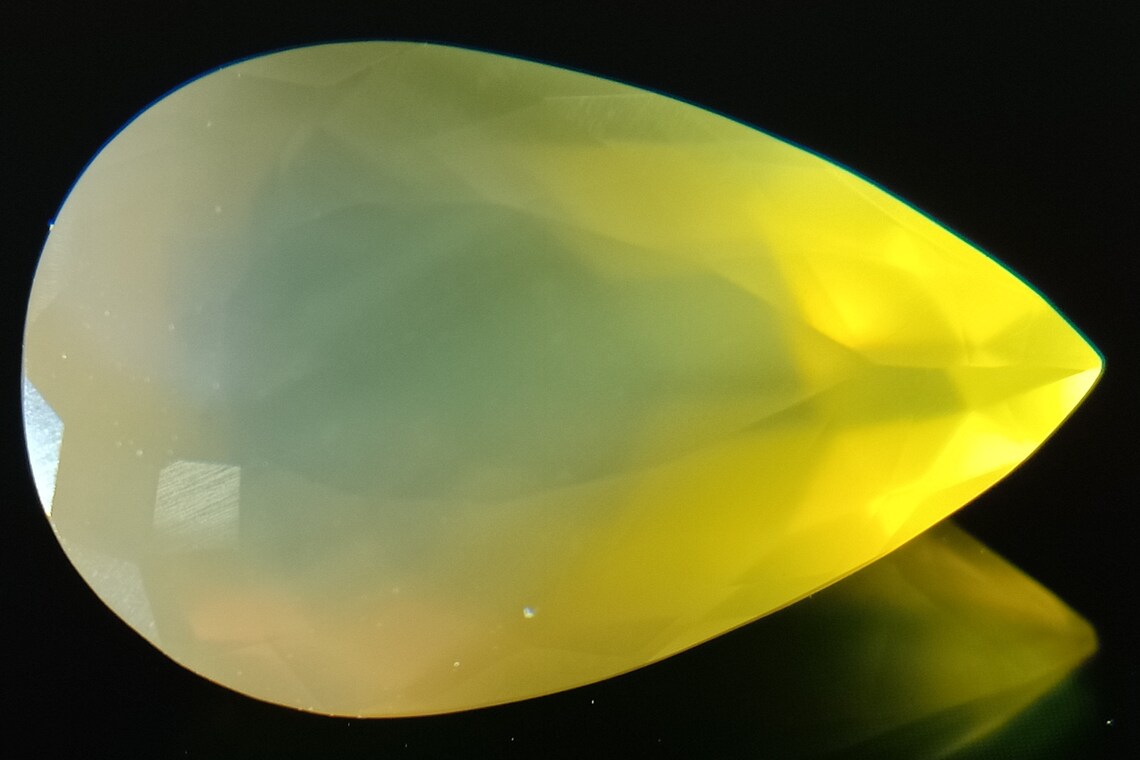 7.78 Crt. Orangy Yellow Fancy Color Fire Opal, Natural, Untreated - Etsy