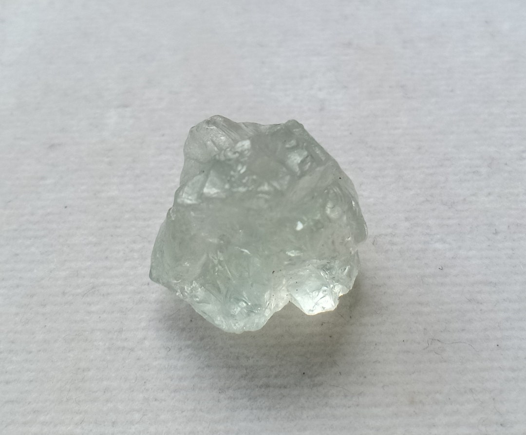 18.5 Crt. Oligoclase. Natural Rough Crystal. Rare Gemstone. 16.05x14 ...