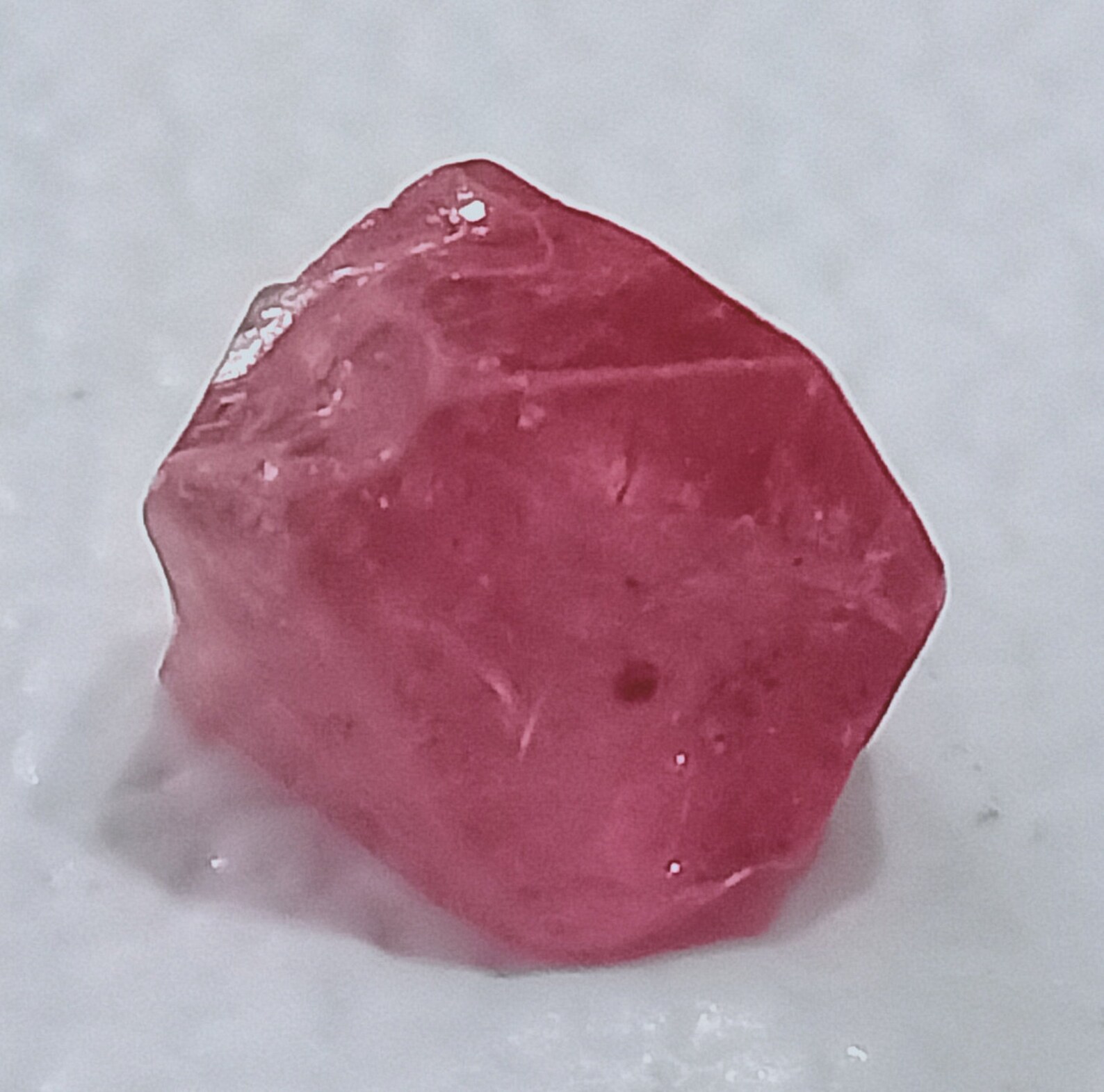 1.62 crt. Spinel Rough Crystal. Natural pinkish Red Color. | Etsy