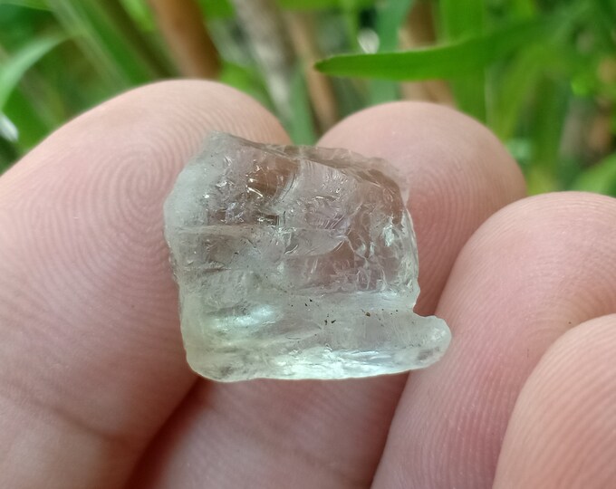 15.64 Crt. Oligoclase. Natural Rough Crystal. Rare Gemstone. 16.95x15 ...