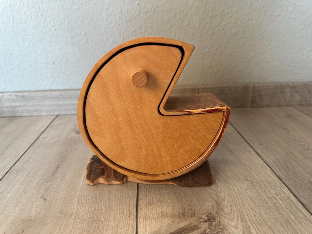 Pac-man Box Wood - Etsy