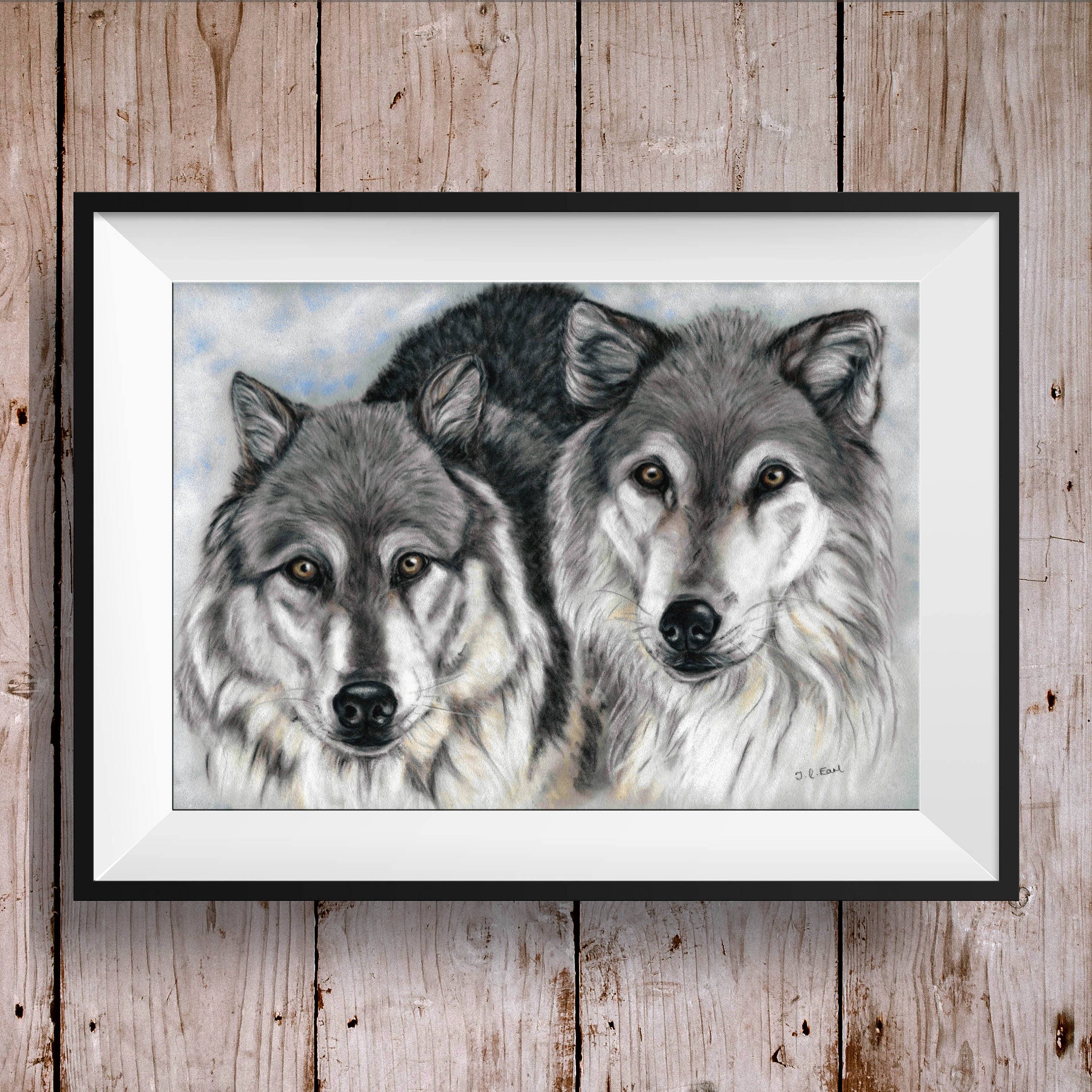 Wolf Art Wolf Wall Art Wolf Painting Wolf Print Wolf - Etsy UK