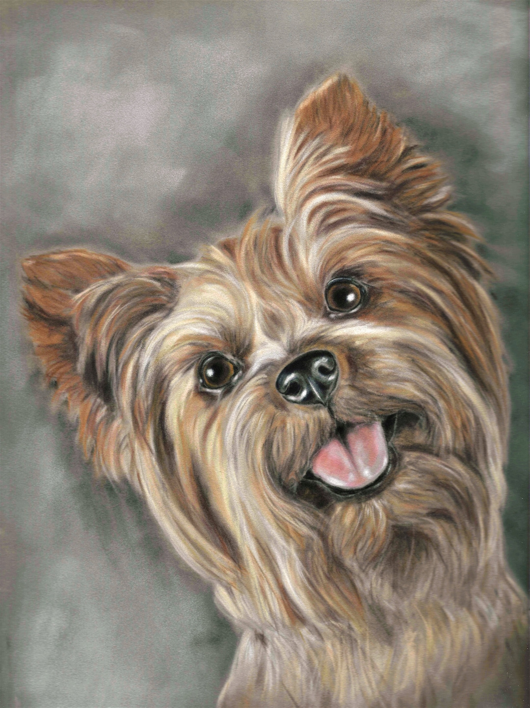 Yorkshire Terrier - Original Art Print - Yorkie Art - Yorkshire Terrier ...