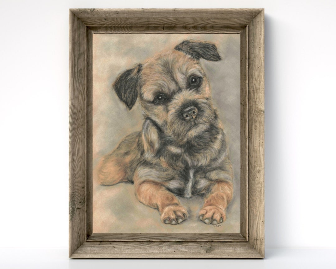 Border Terrier Print - Border Terrier Art - Border Terrier Wall Art ...