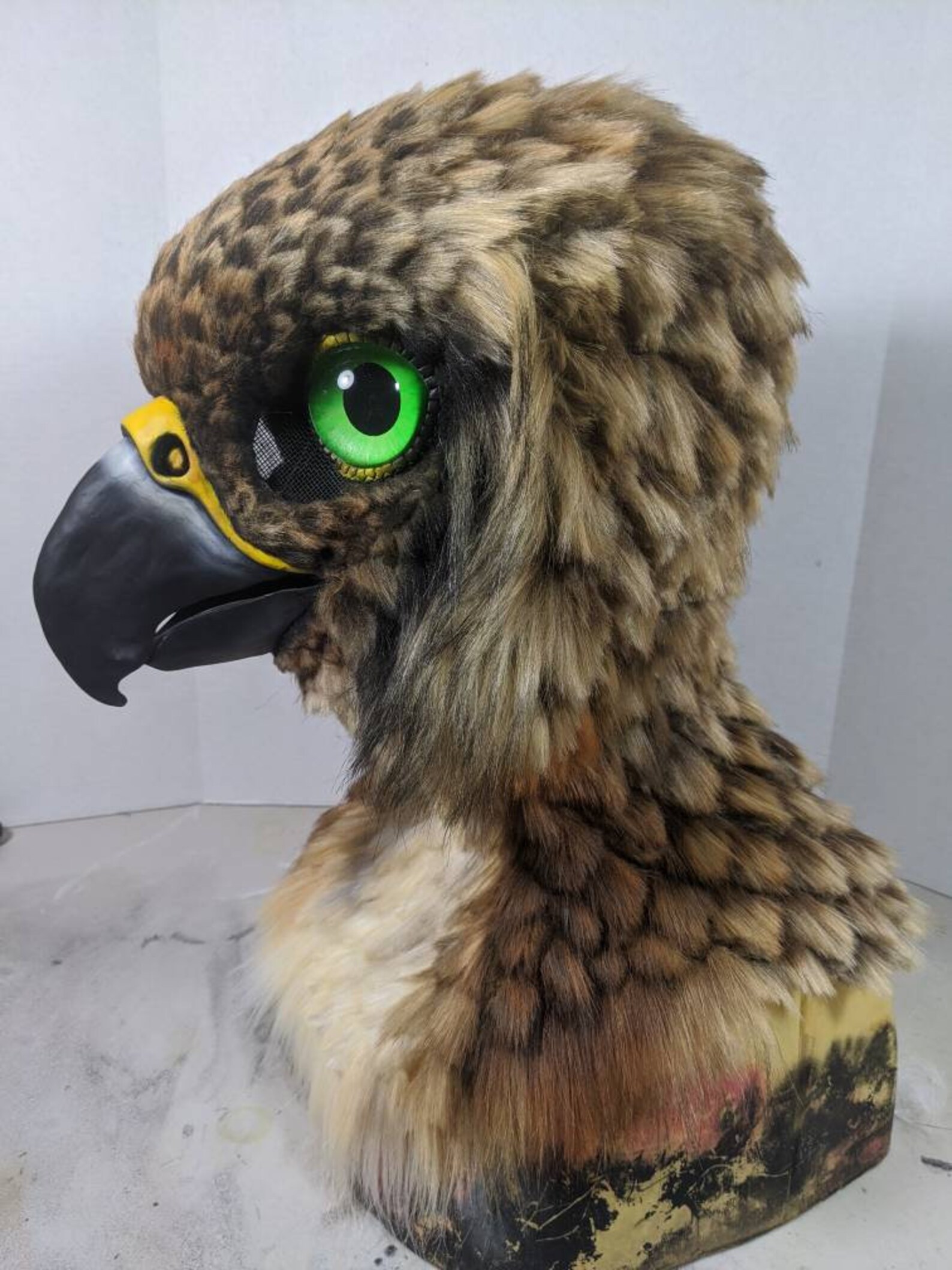 Falcon Blank Bird Fursuit head Gryphon Fursuit Head | Etsy
