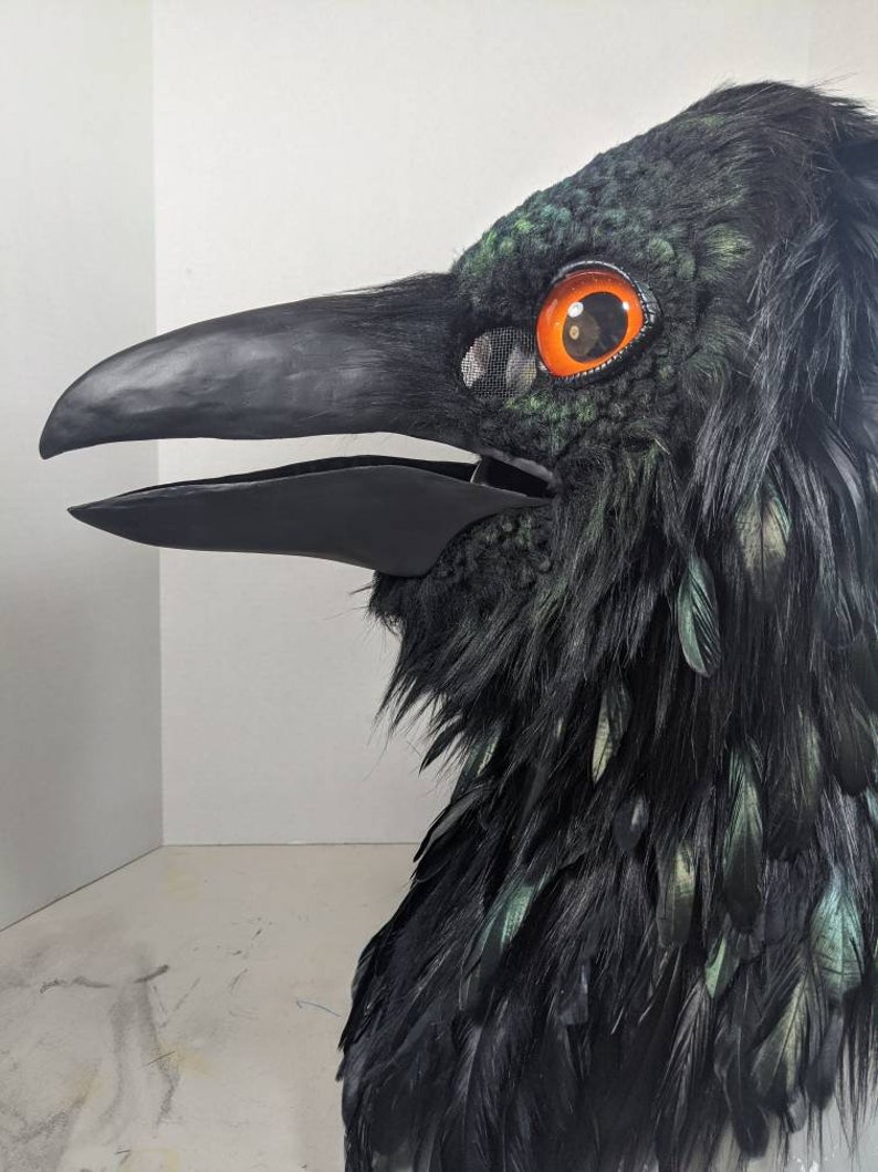 Raven Blank Raven/crow Mask/ Fursuit Base - Etsy