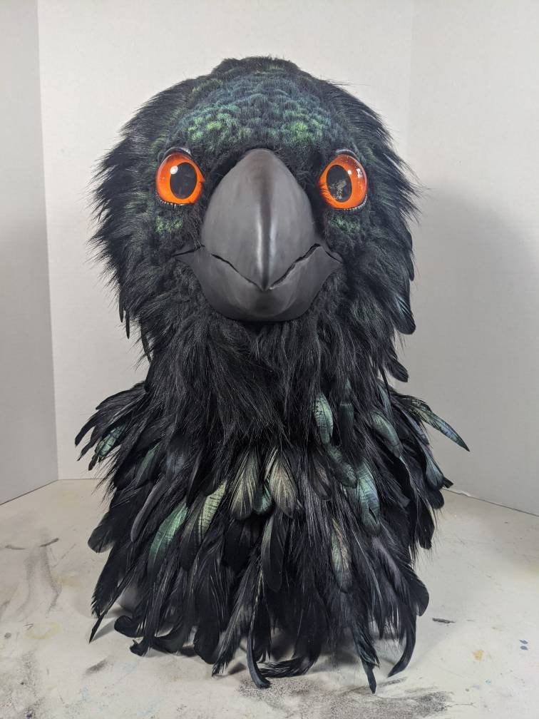 Raven Blank Raven/crow Mask/ Fursuit Base - Etsy