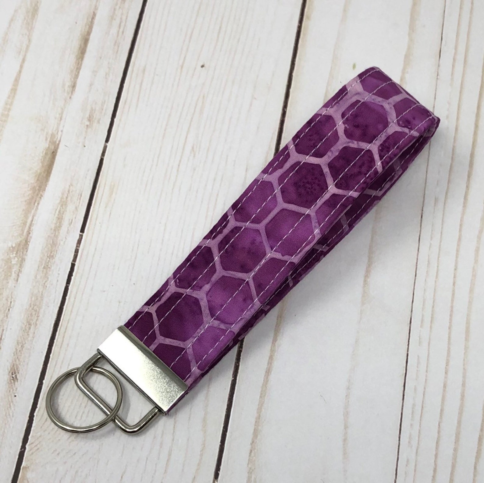 Wrist Keychain Batik Keychain Wristlet in Vivid Colors Key - Etsy