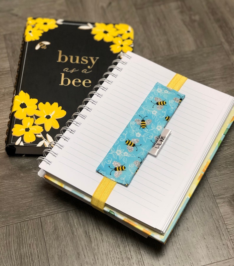 Bee Elastic Bookmark Bookish Gifts Unique Bookmarks Planner - Etsy