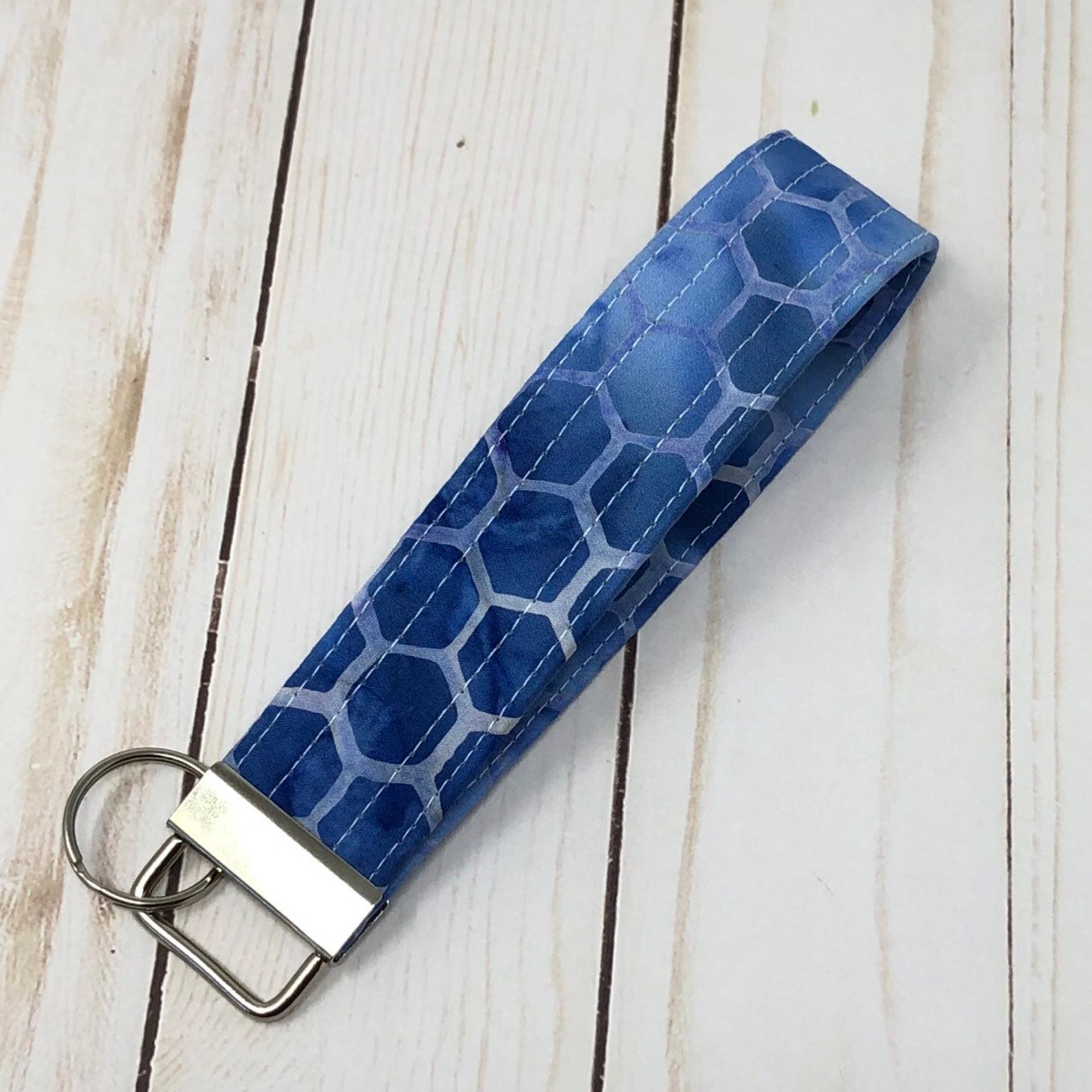Wrist Keychain Batik Keychain Wristlet in Vivid Colors Key - Etsy