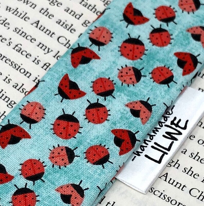 Ladybug Elastic Bookmark Bookish Gift Unique Bookmarks - Etsy