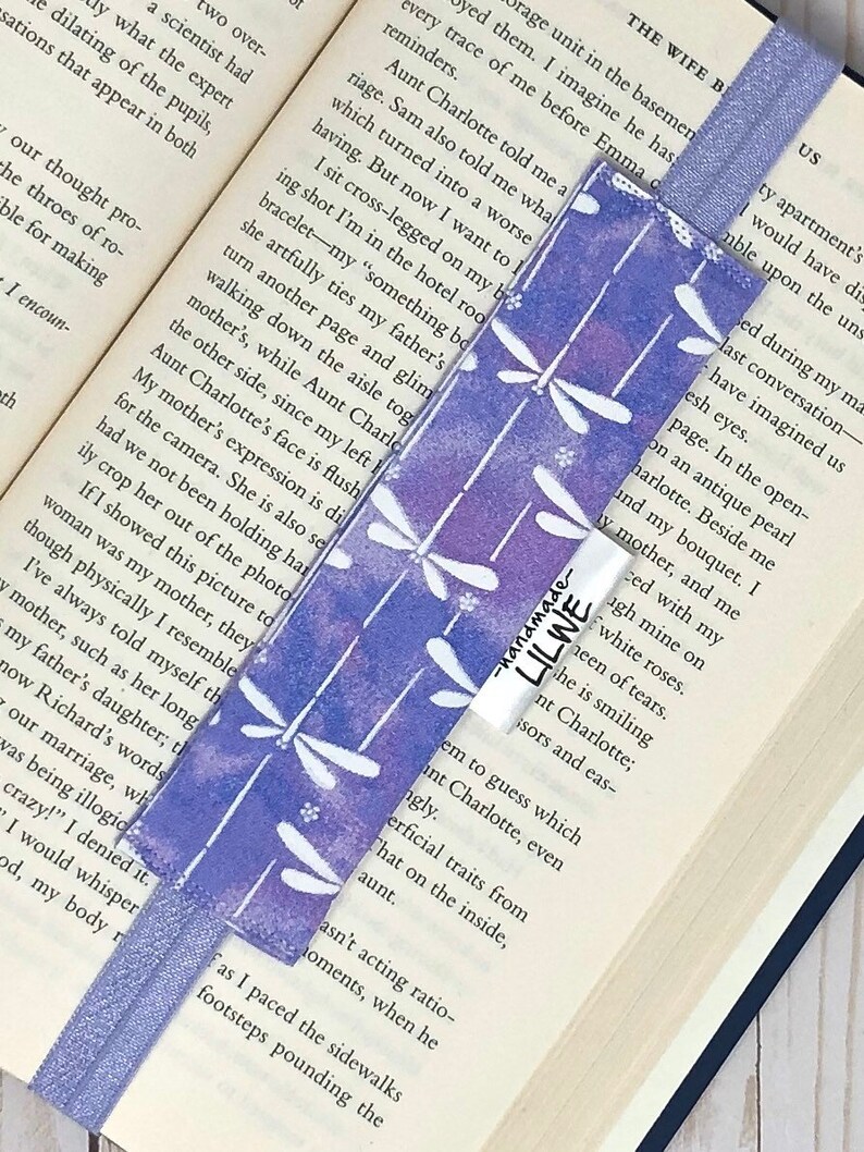 Dragonfly Elastic Bookmark Bookish Gift Unique Bookmarks - Etsy
