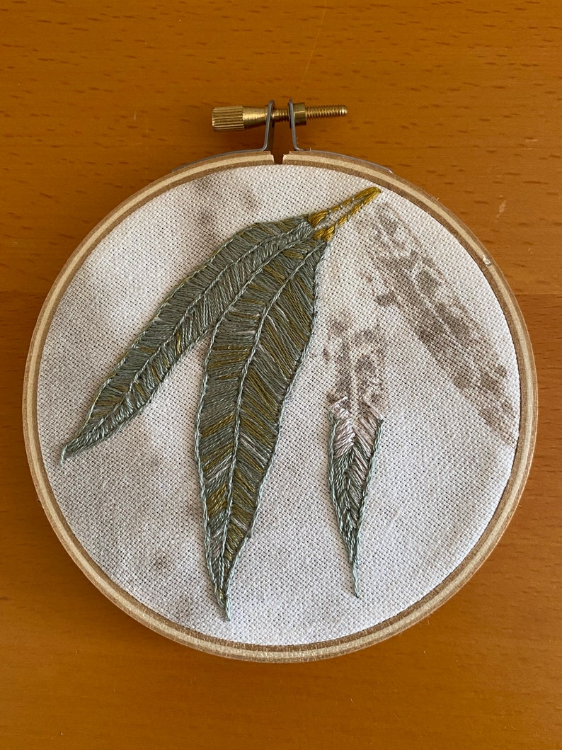 Ecoprint Embroidery Australian Native Plants - Etsy