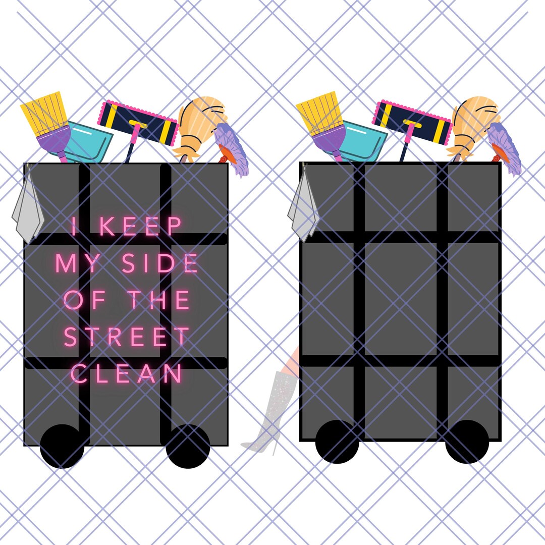 Digital File - Cleaning Carts - PNG Download - Etsy