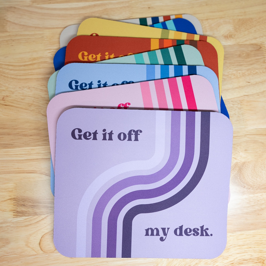 Get It off My Desk Mouse Pad - Etsy