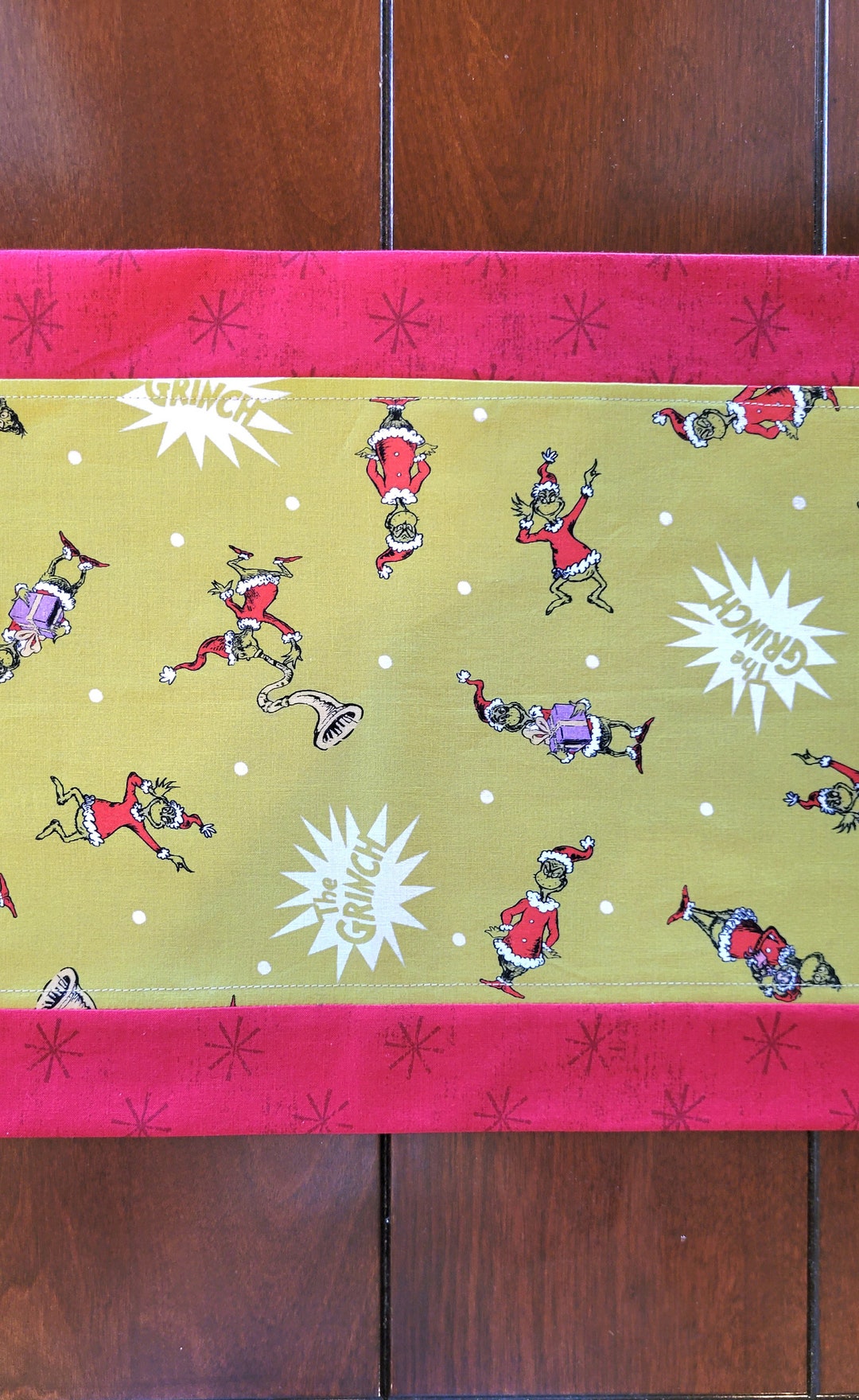 It's Christmas, Mr. Grinch! Table Runner-new! - Etsy