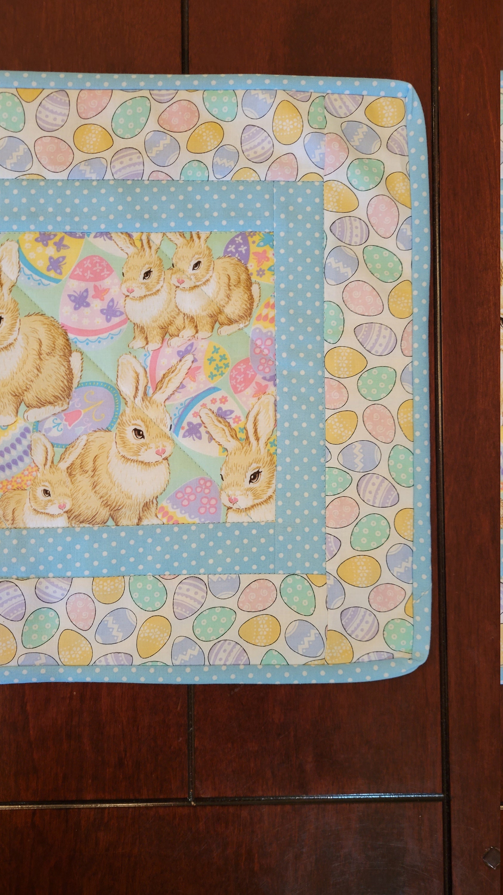 Easter Bunnies and Eggs Long Table Runner-new - Etsy