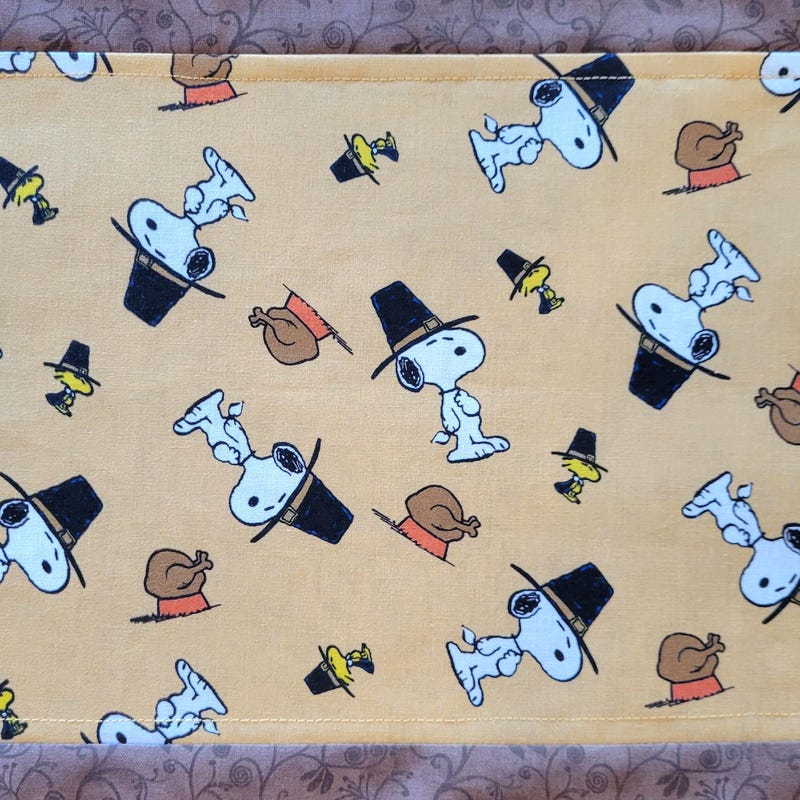 Snoopy Thanksgiving Table - Etsy