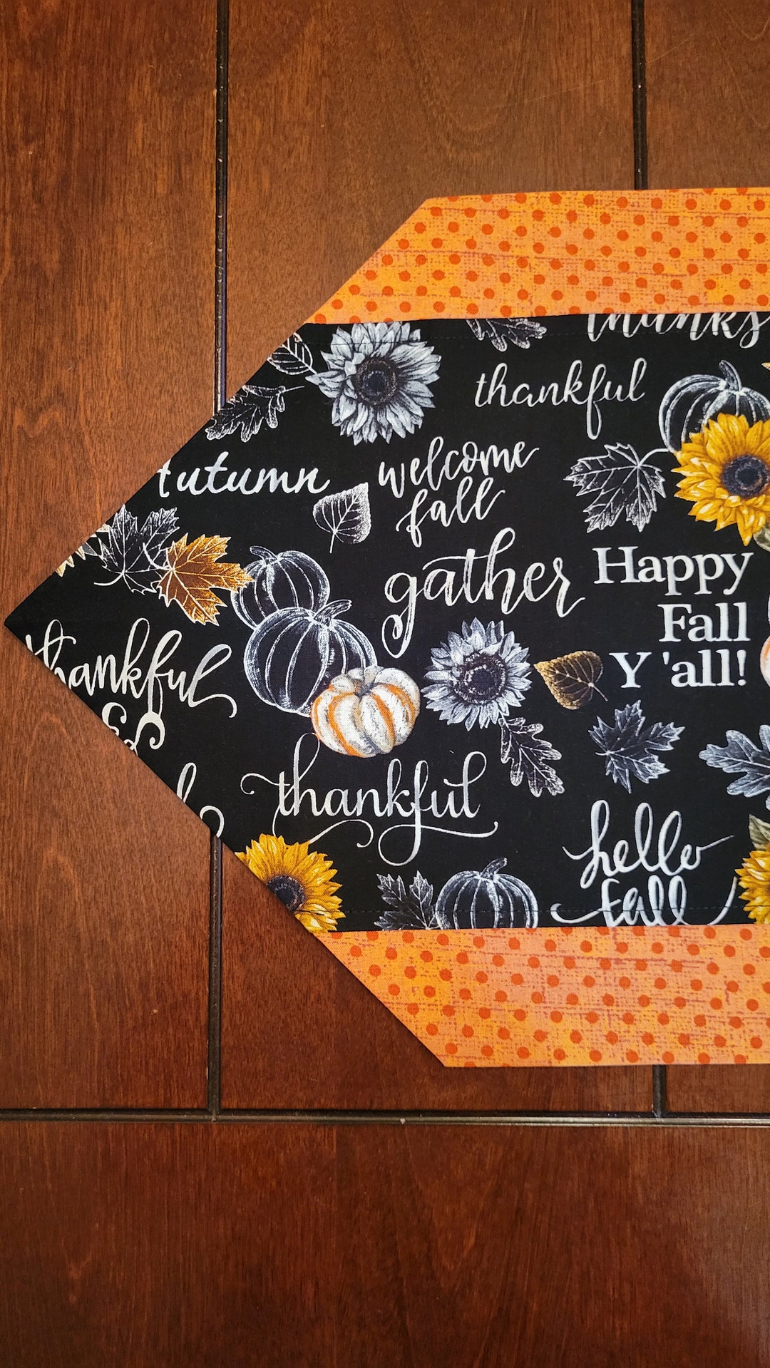 Happy Fall Y'all Table Runner-last ONE! - Etsy