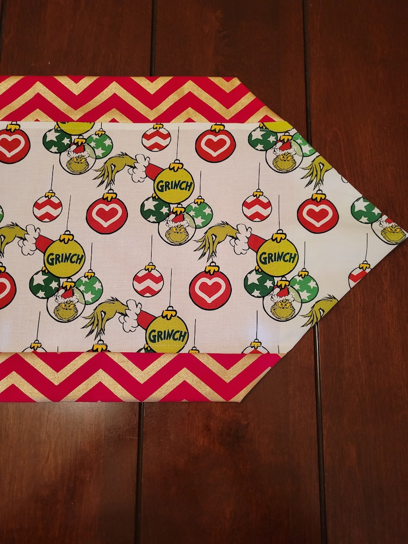 Grinch Inspired Decorating for Christmas Table Runner - Etsy