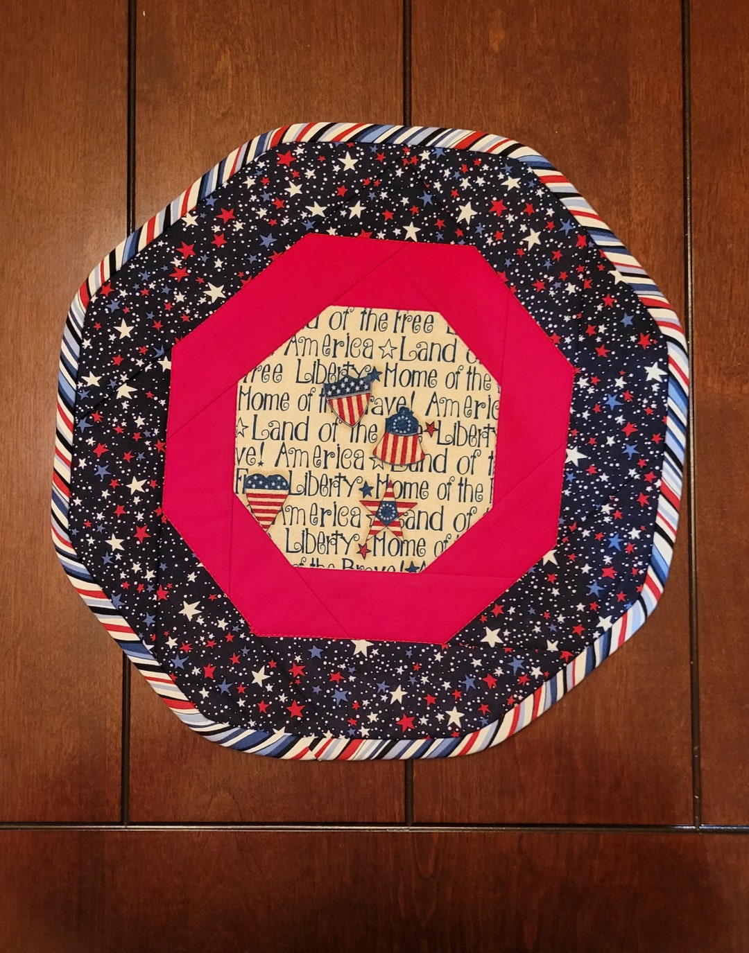 American Liberty Quilted Table Runner #2-ONE ONLY! - Etsy