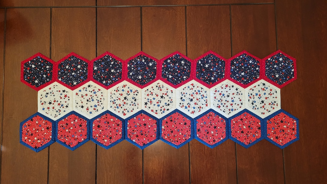 American Liberty Hand Sewn Table Runner-one ONLY! - Etsy