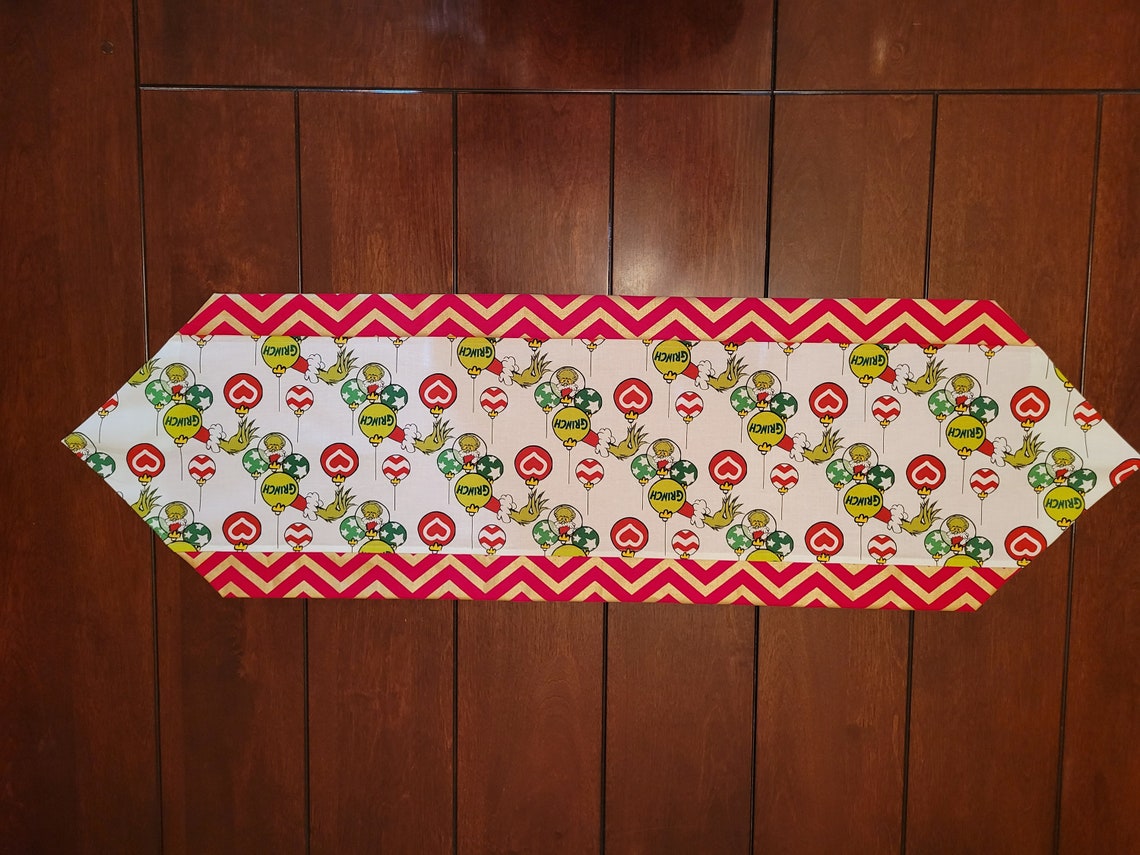 Grinch Inspired Decorating for Christmas Table Runner - Etsy
